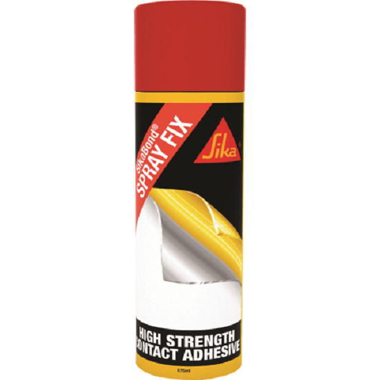 Sika Sikabond Spray Fix Adhesive 575ml Aerosol Fast Drying Time Low ...