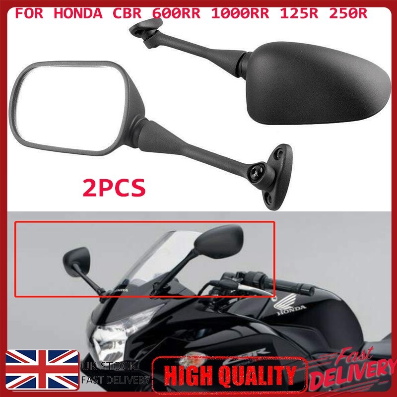 For Honda CBR 600RR 1000RR 125R 250R Motorcycle Review Side Rear Wing ...