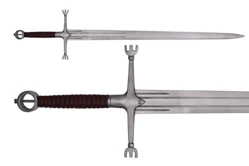 Irish Two-Handed Gallowglass Sword with Ring Pommel - XVI Century | eBay UK