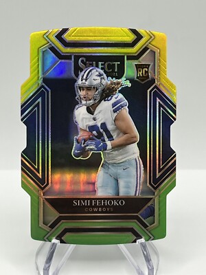 2021 Select SIMI FEHOKO =RC CLUB LEVEL Yellow-Green DIE-CUT ROOKIE ...