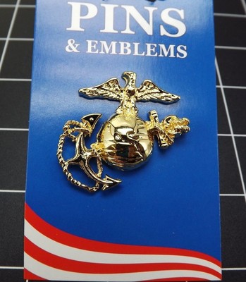 BRAND NEW Military Lapel Pin United States Marine Corps USMC 1-3/4" | eBay