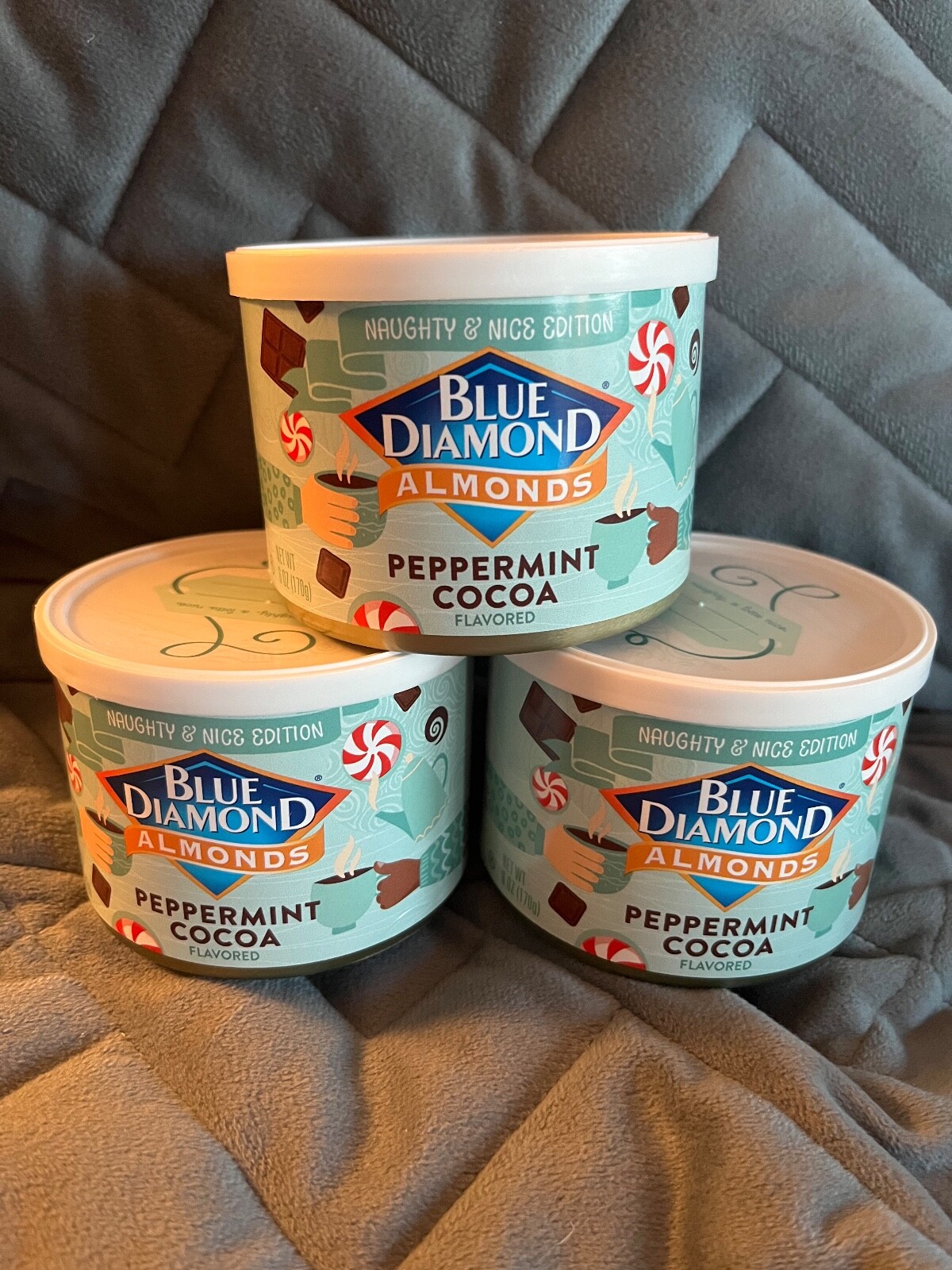 BLUE DIAMOND ALMONDS PEPPERMINT COCOA 6 OZ LIMITED EDITION - LOT OF 3 ...