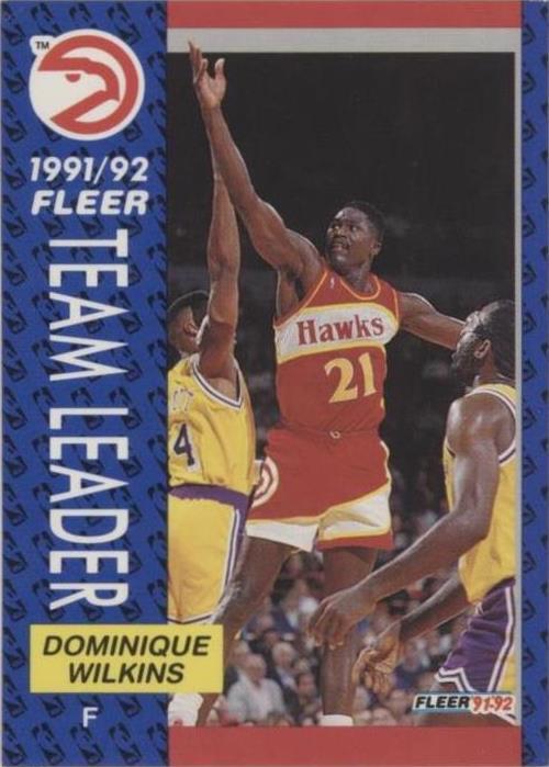 1991-92 Fleer - Dominique Wilkins #372 for sale | eBay