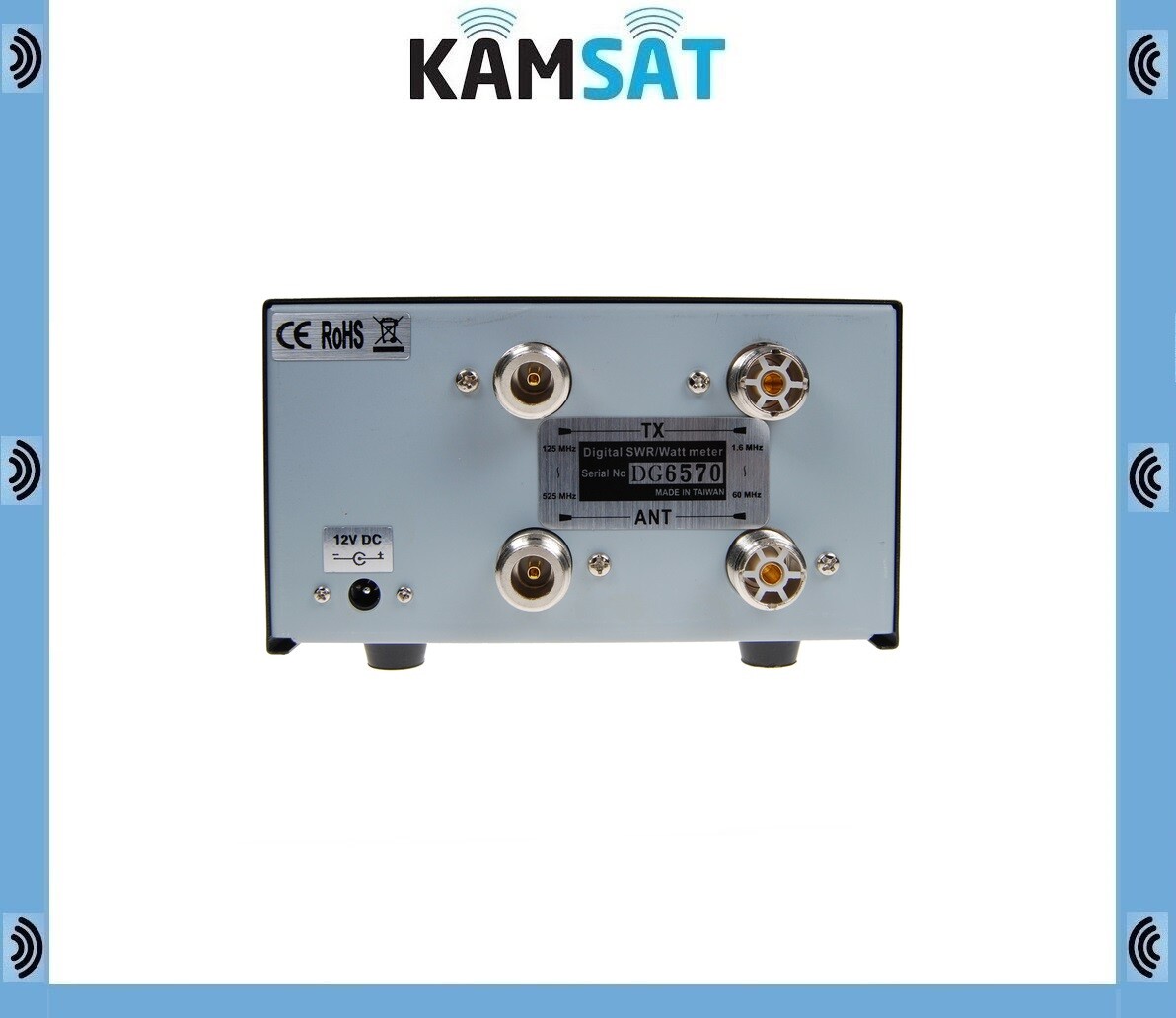 CB RADIO DIGITAL SWR WATT METER 3.5" LCD FOR TWO-WAY RADIOS DG-503 200W ...