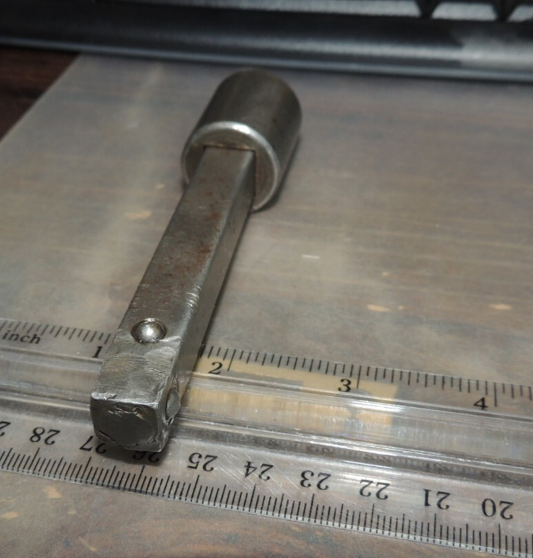 4-1/2" VTG Snap-On Early Socket EXTENSION 1/2” Drive, CIRCA 1920-6, NO ...