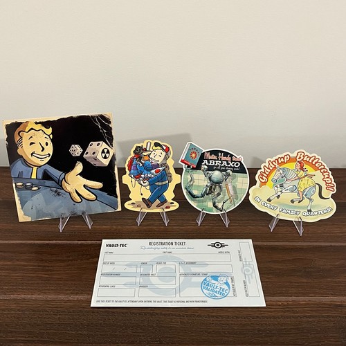 Fallout Lot- Stickers, New Vegas Making Of DVD, Vault Registration ...