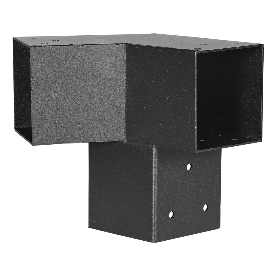 4x4 Inch Pergola Bracket Kit Inner 3.5x3.5 3- and 4-Way Brackets for ...