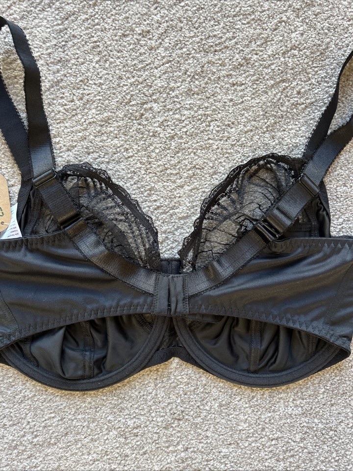 Fantasie Women's Full Cup Side Support Adelle Bra Wired Black 36G BNWT ...