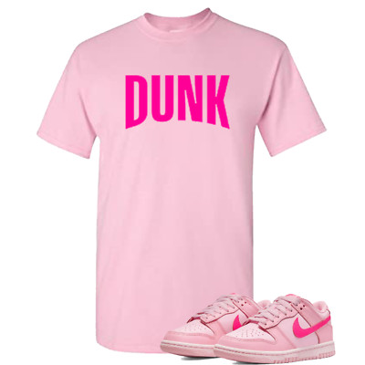 Triple Pink Dunk Low Hyper T Shirt to Match Kicks | eBay
