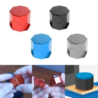 Octagonal Chalk Holder Carrier Case Small Pool Table Accessories ...