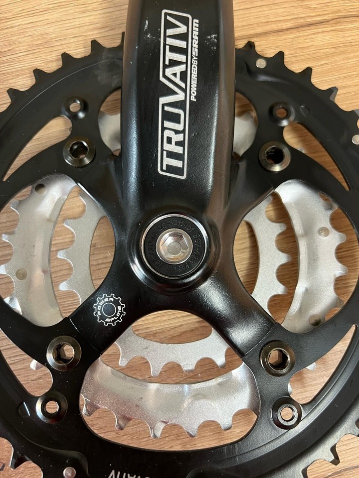 NIB Truvativ Isoflow Crankset 175 mm 44/32/22T a Power Spline Interface ...