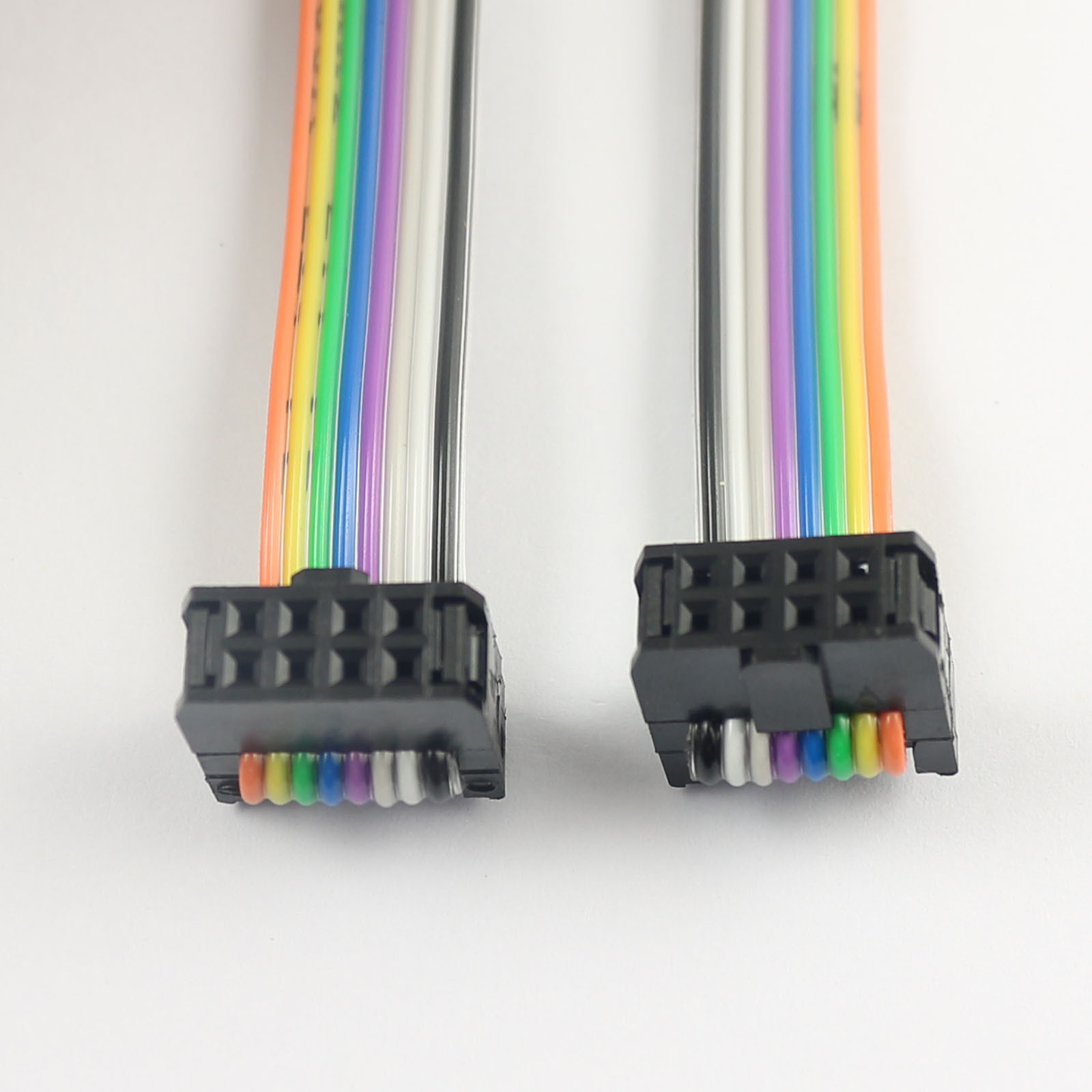 1Pcs Pitch 2.54mm 2x4 Pin 8 Pin 8 Wire IDC Flat Ribbon Cable Length ...