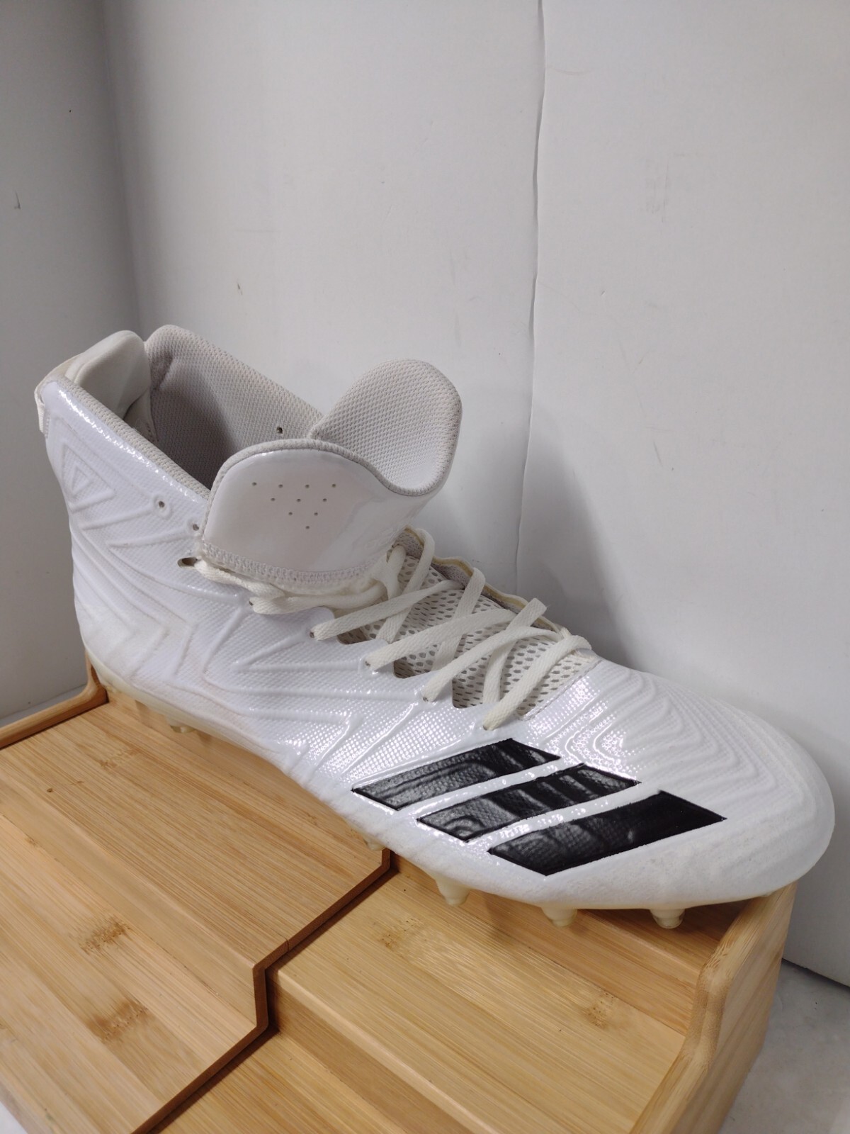 New Adidas Freak X Carbon Mid Senior Football Cleats Sz 17 White 3 ...