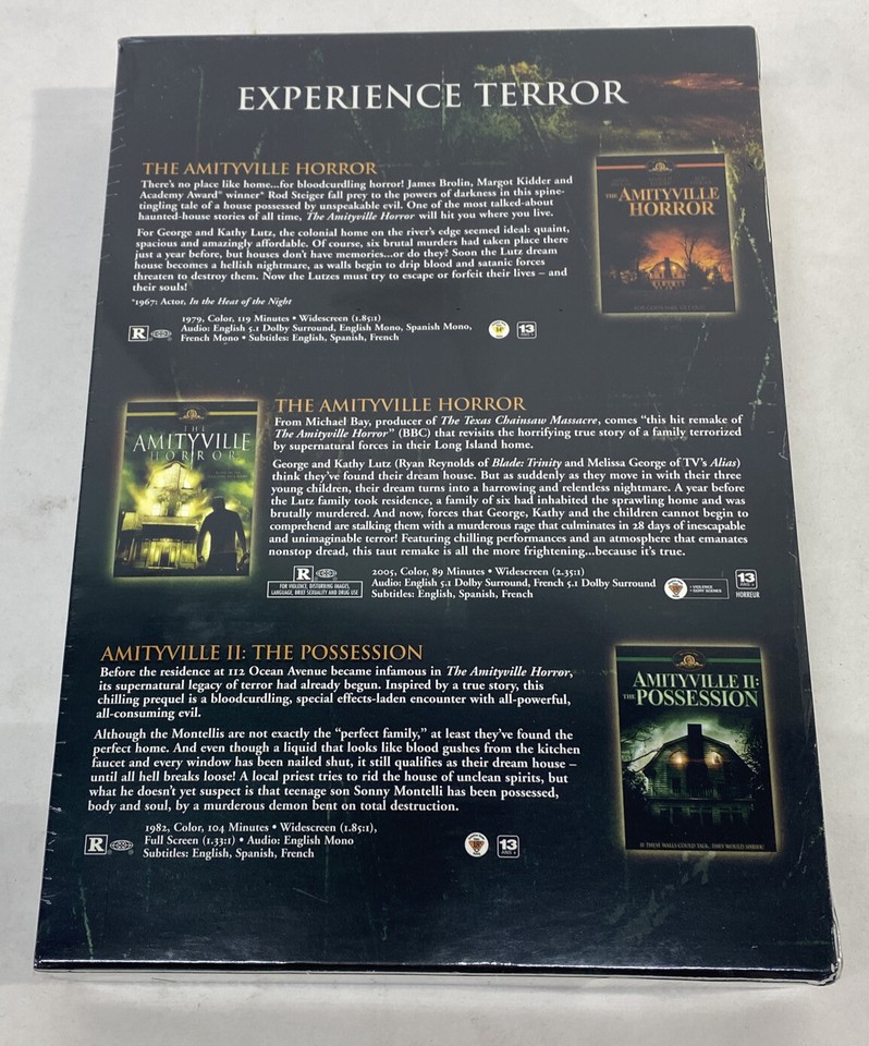 Horror DVD Box Set - The Amityville Horror Triple Feature (New) | eBay