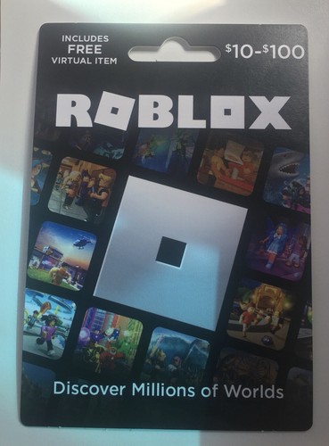 $25 Roblox physical Gift card (free roblox virtual item) USPS SHIPPING ...