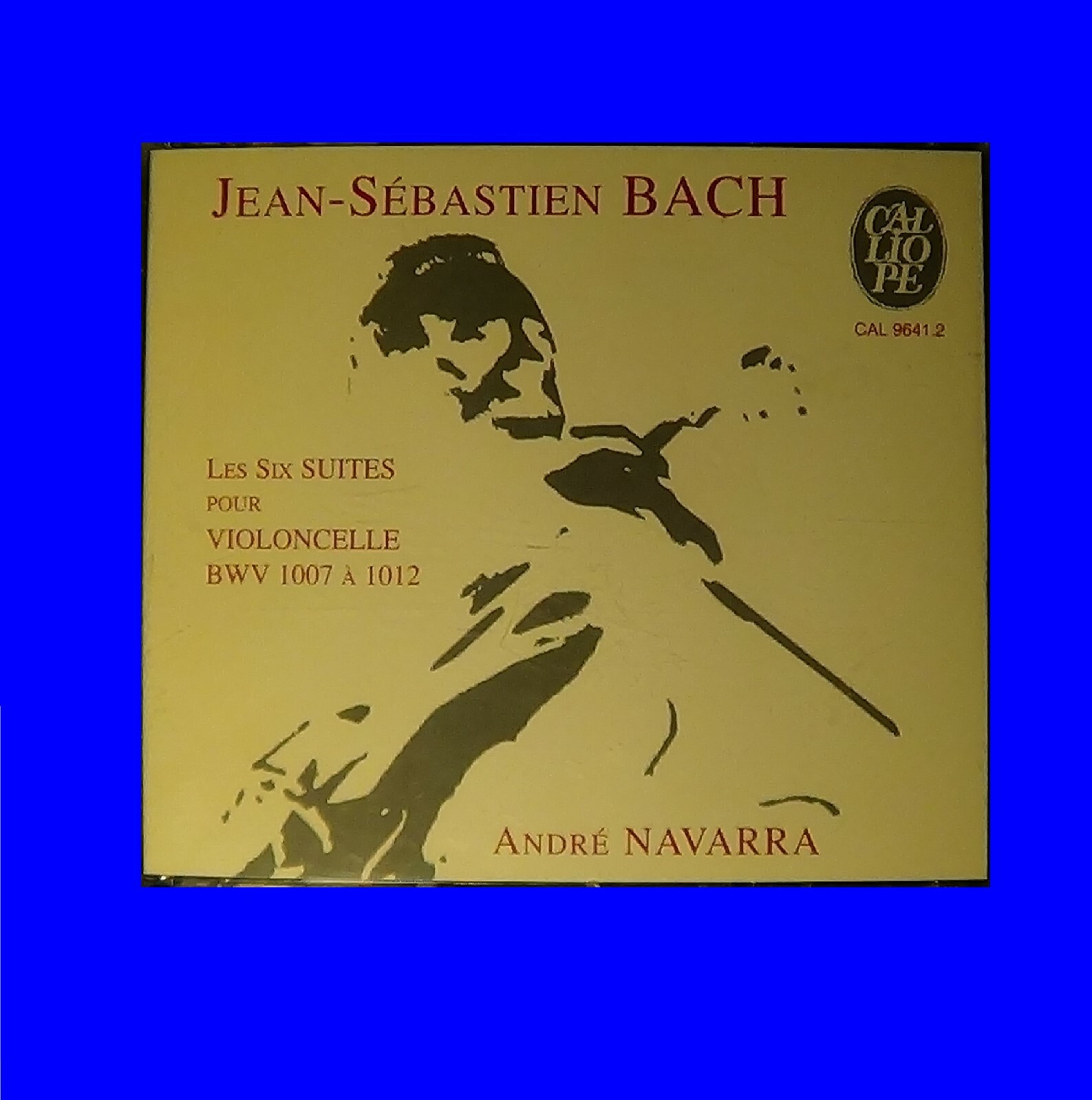 Andre Navarra Calliope CAL-9641.2 Bach the 6 Suites For Cello Solo ...