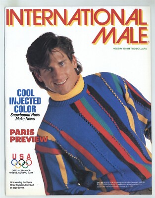 International Male 1988 Holiday 48pgs Ron Arragon Gay Fashion Catalog ...