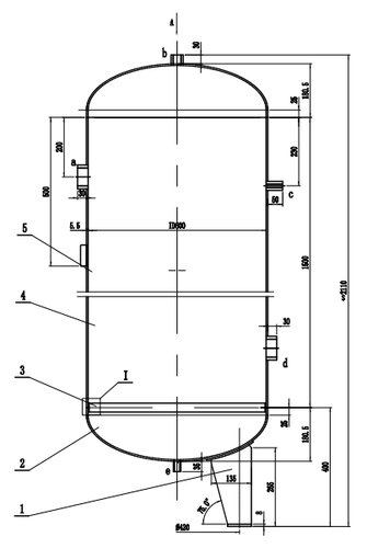 Air receiver 500L vertical tank vessel screw air compressor AS1210 GAS ...