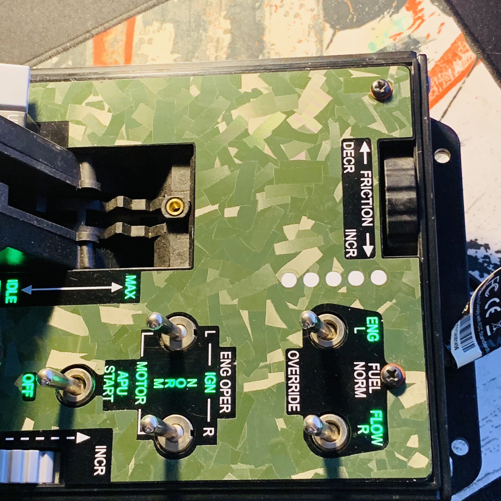 Thrustmaster Warthog Dual Throttle Skin Vinyl Decal Sticker Custom ...