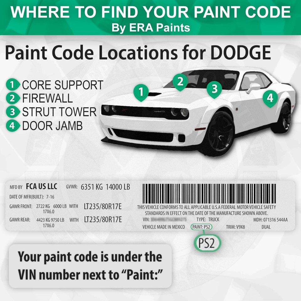 DODGE PVK - Orange Blast Pearl OEM Match Touch Up Paint Kits | eBay