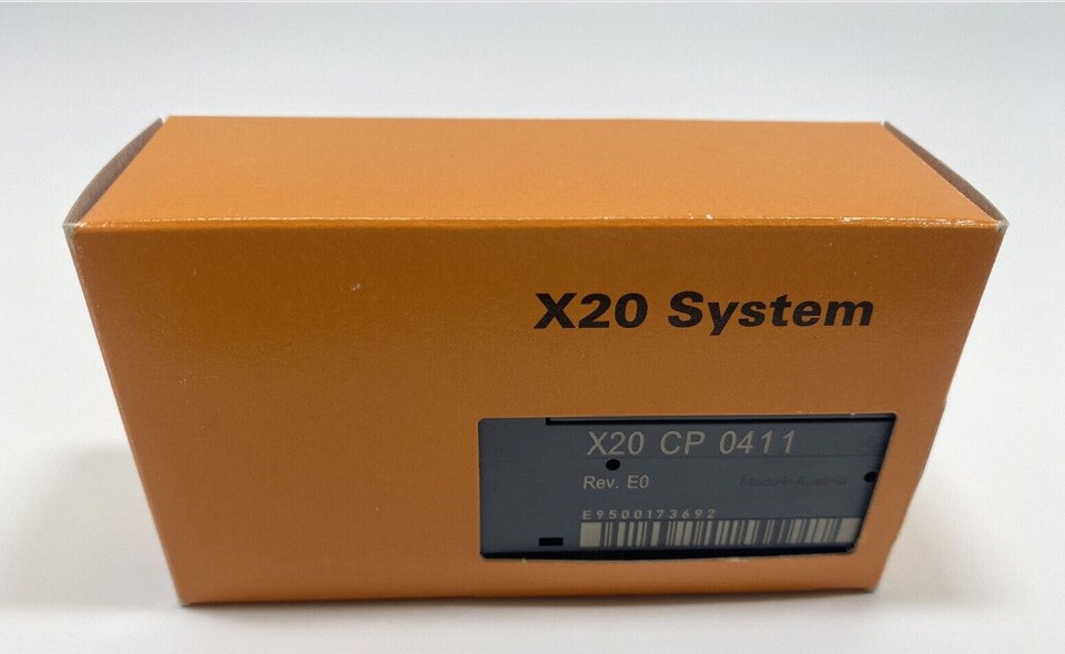 NEW B&R Compact CPU Module X20CP0411 Revision F0 Control Unit Module ...