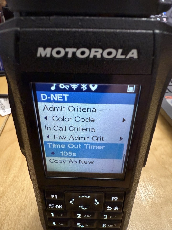 Motorola Mototro R7 VHF (AES) Full Unlock Front Key Program Enable - 2x ...