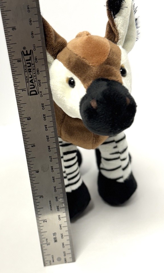 Webkinz Okapi Zebra Giraffe 8" Plush #HM445 No Code Ganz Stuffed Animal ...