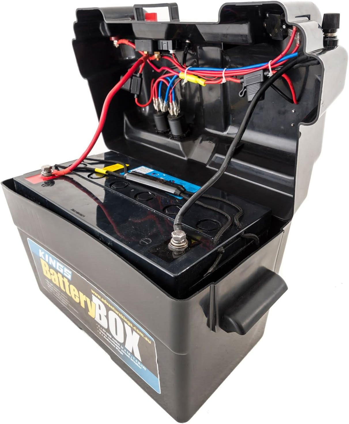 Battery Box 12V + 1.8M 12V Fridge Cable Anderson-Style Plug | eBay