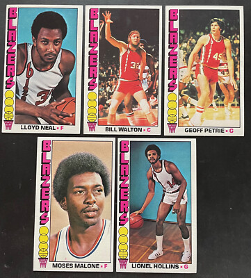 1976-77 Topps NBA Portland Trail Blazers Jumbo Basketball Cards YOUR ...