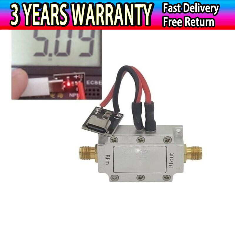30MHz-6GHz RF Isolator Coaxial Bias Tee + SMA Connector Type-C 5V Power ...