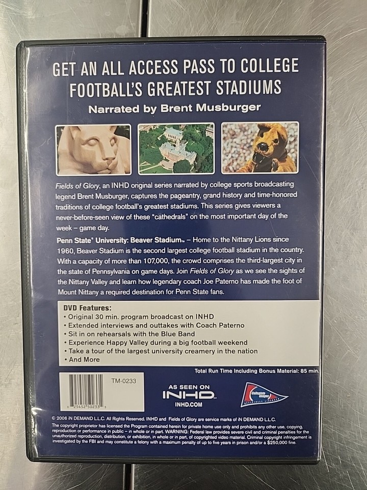 Fields of Glory: Penn State (DVD) 825452502335 | eBay