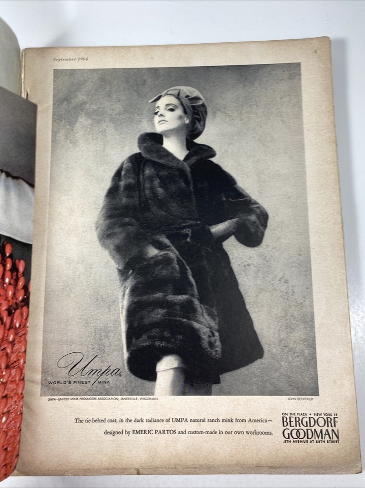 Harper's Bazaar Magazine September 1964 Fashion Jean Shrimpton-312 ...