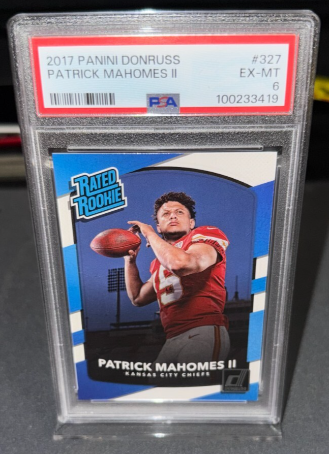 2017 Panini Donruss - Rated Rookie Patrick Mahomes II #327 (RC) | eBay