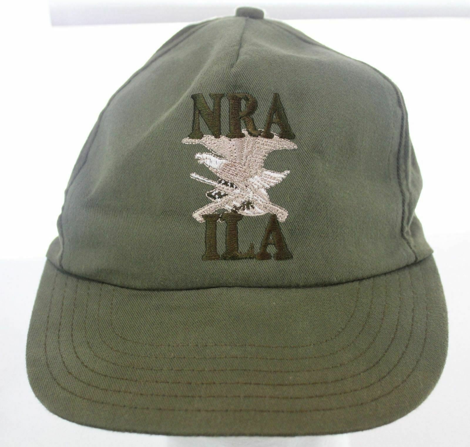 Vintage NRA-ILA Snapback Cap - National Rifle Association Green Hat ...