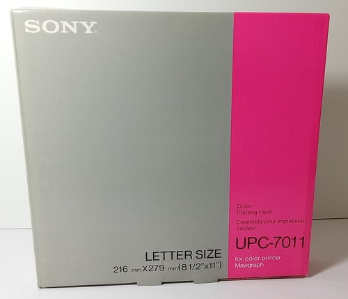 SONY UPC-7011 COLOR PRINTING PACK FOR MAVIGRAPH | eBay