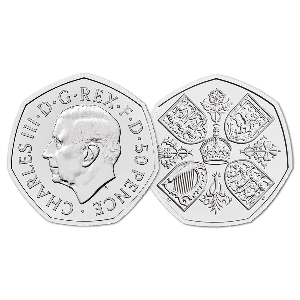 RARE 50p Prince Charles King III Coin, 2022 king Charles 50 pence coin ...