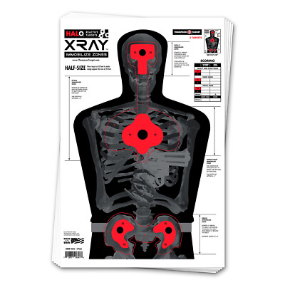 Thompson Target HALO X-Ray Immobilize Zones Reactive Shooting Targets ...