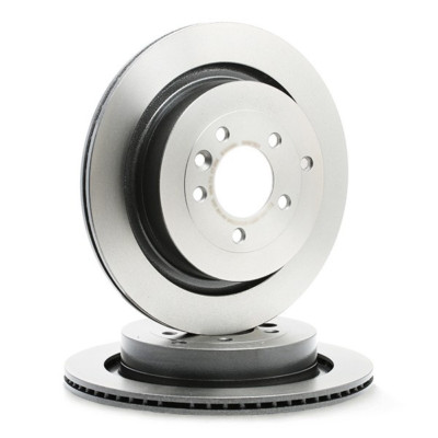 Delphi BG3925C 350mm Rear Coated Brake Disc Set for Land Rover Range ...