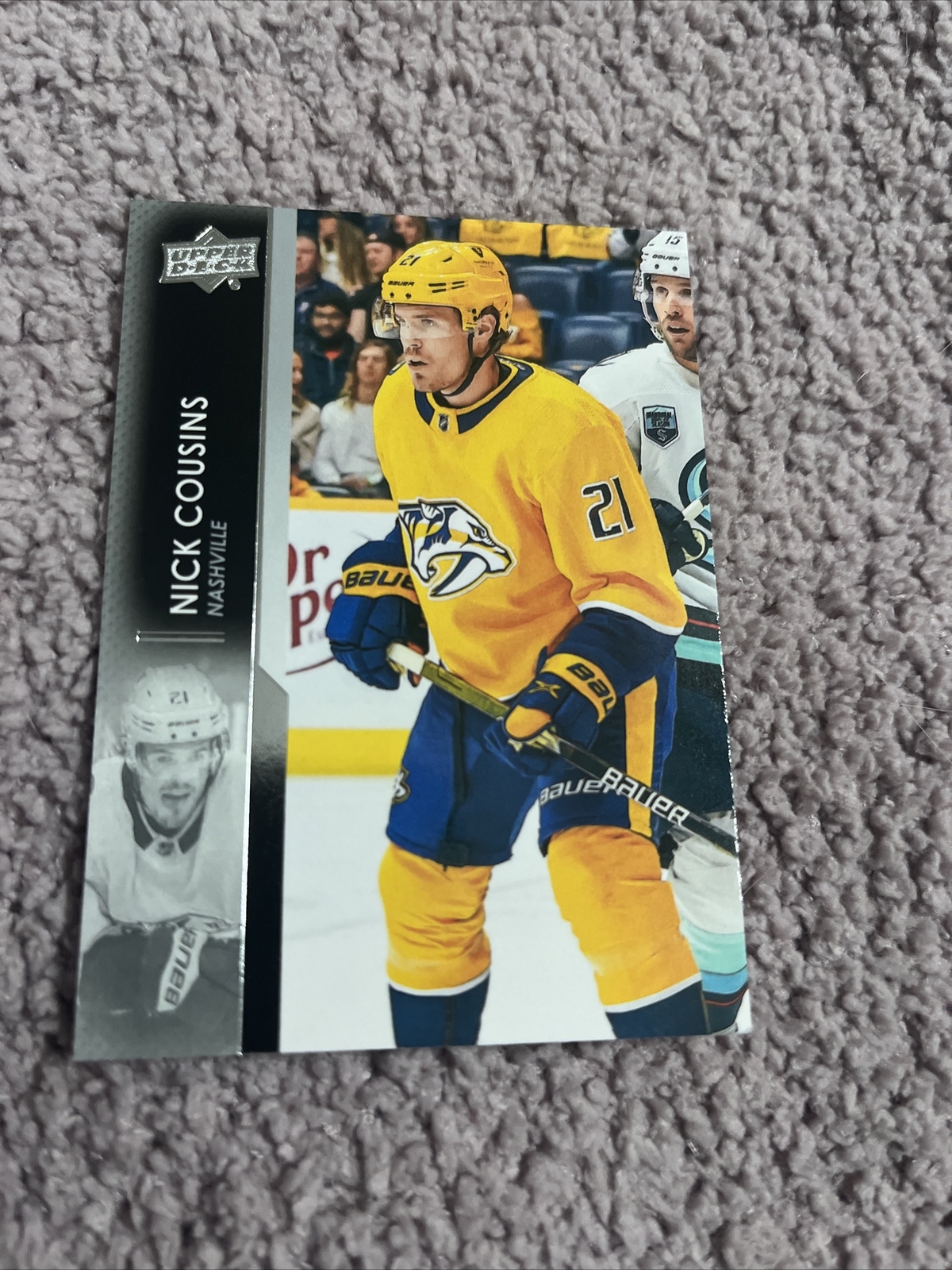 2021-22 Upper Deck Series 2 Hockey #350 Nick Cousins Nashville ...