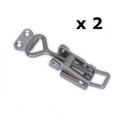 2 x Toggle Latch Stainless Steel Lockable Over Centre For Toolbox Lock ...