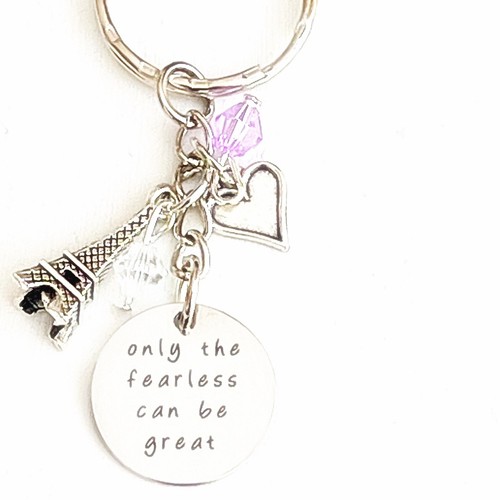 Only The Fearless Can Be Great Ratatouille Silver Keychain Gift of ...