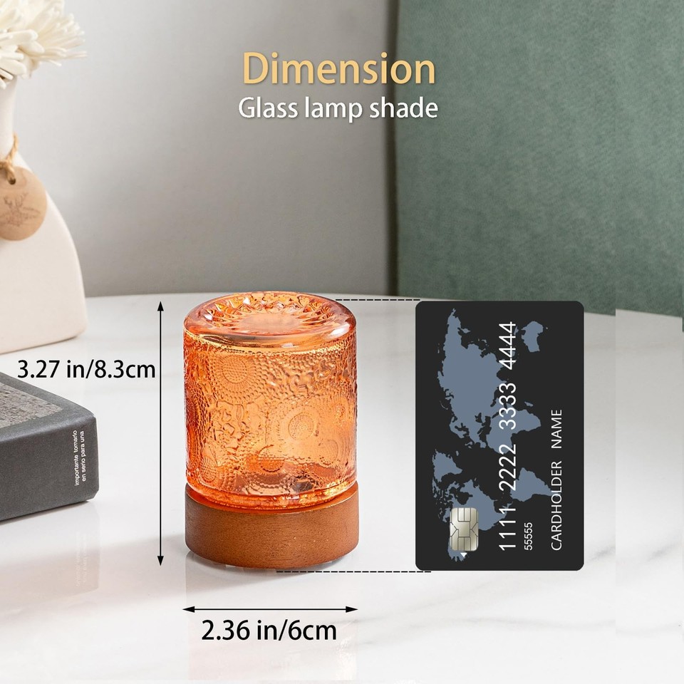 Mini Lamps with Timer，Small Battery Operated Night Lights for Adults ...