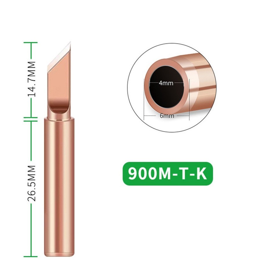 Set of 5 Soldering Iron Tips 3C I K 2 4D B Compatible with 900MT ...