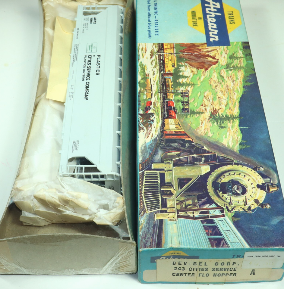 Bev-Bel/Athearn 55' Center Flo Hopper-Cities Service/Plastic#ACFX53560 ...