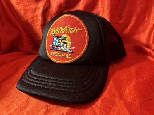BAYWATCH TV SHOW LIFEGUARD Wide-Brim SNAPBACK HAT! Adjustable PAM ...