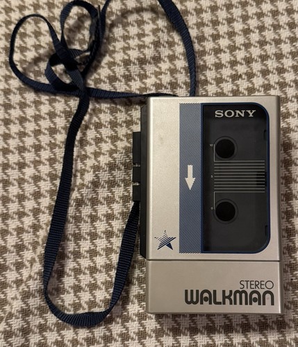 VINTAGE Sony Walkman WM-8 Stranger Things Stereo 1980s w Straps JAPAN ...
