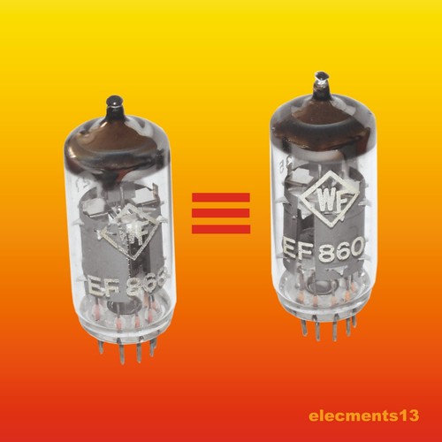 EF860 WF RFT STRONG MATCHED PAIR VACUUM TUBE NOS TESTED = EF800 EF80 | eBay