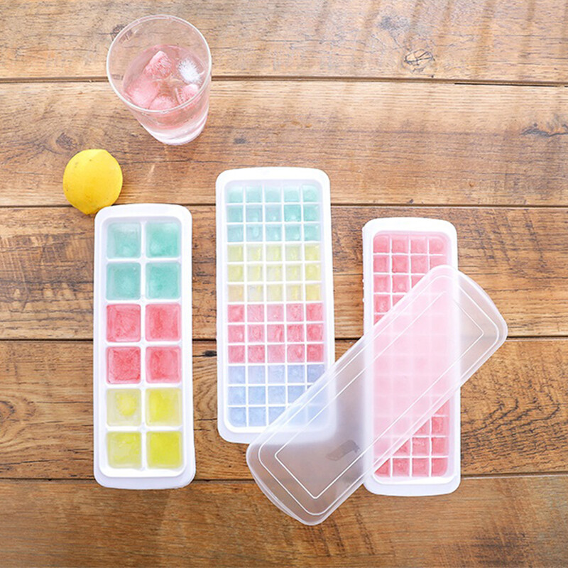 12/48/60 Grids Ice Cube Tray Plastic Ice Cube Maker Sphere Mold for ...