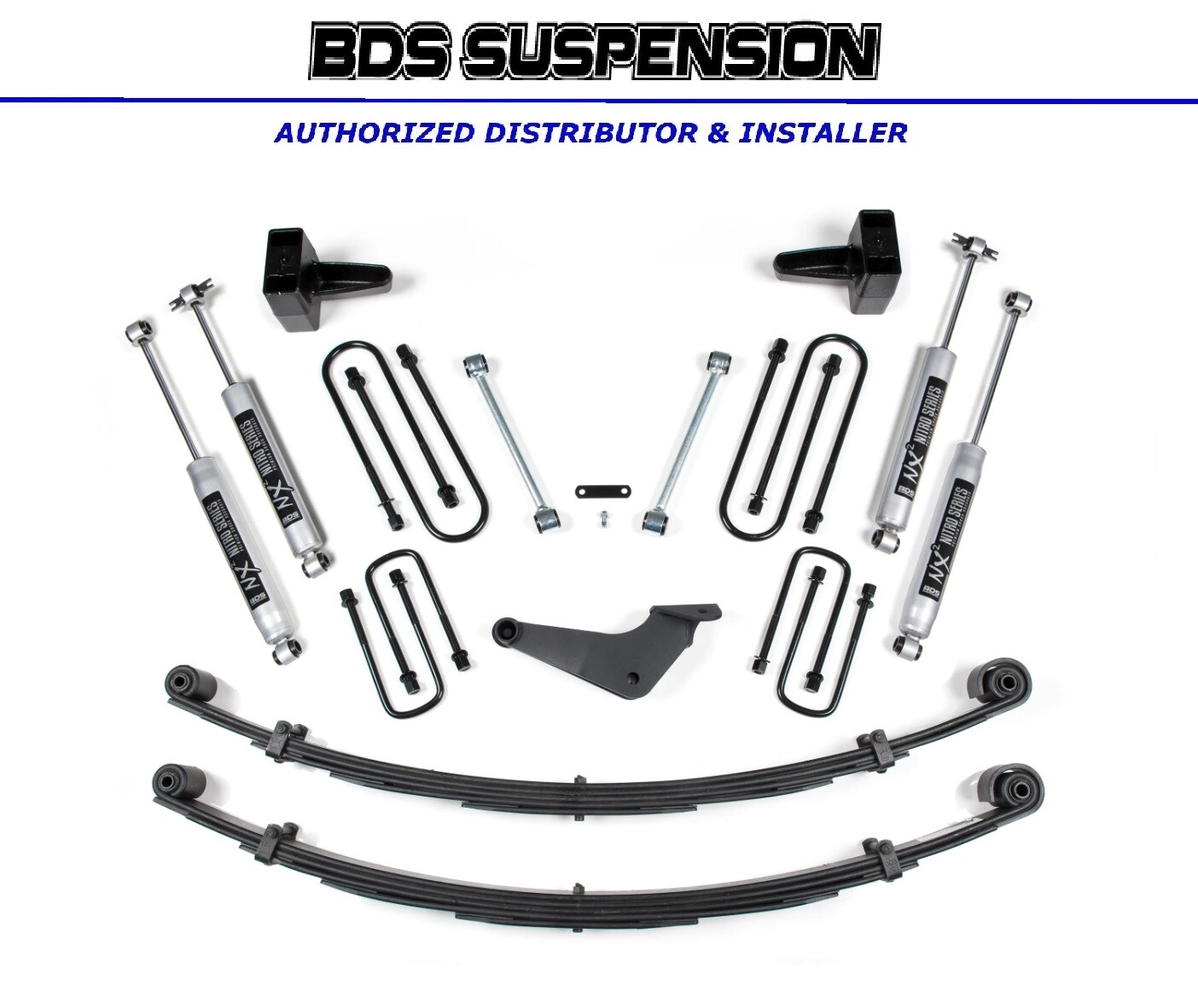 2000-2005 Ford Excursion 4WD 4" BDS Lift Kit w/NX2 Shocks [300H] | eBay