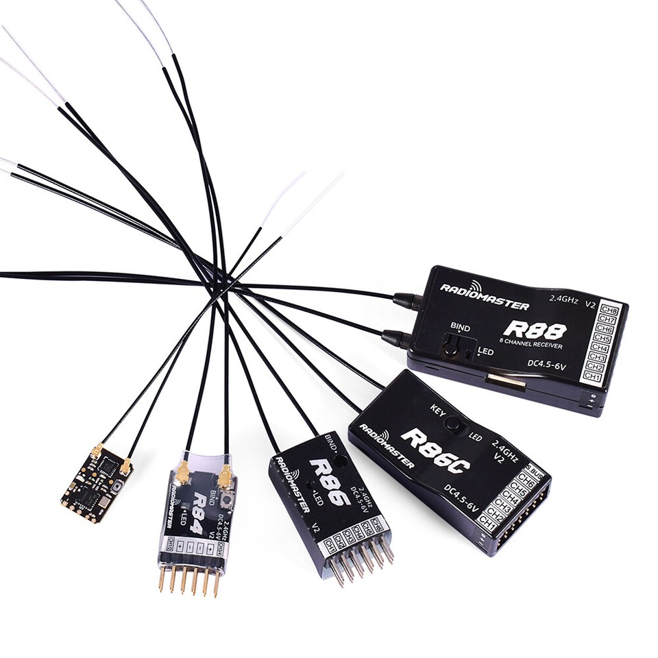 RadioMaster R81 R84 R86 R86C R88 R161 R168 2.4G Nano Receiver FrSky for ...